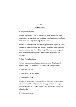 Makalah pustakawan | DOCX