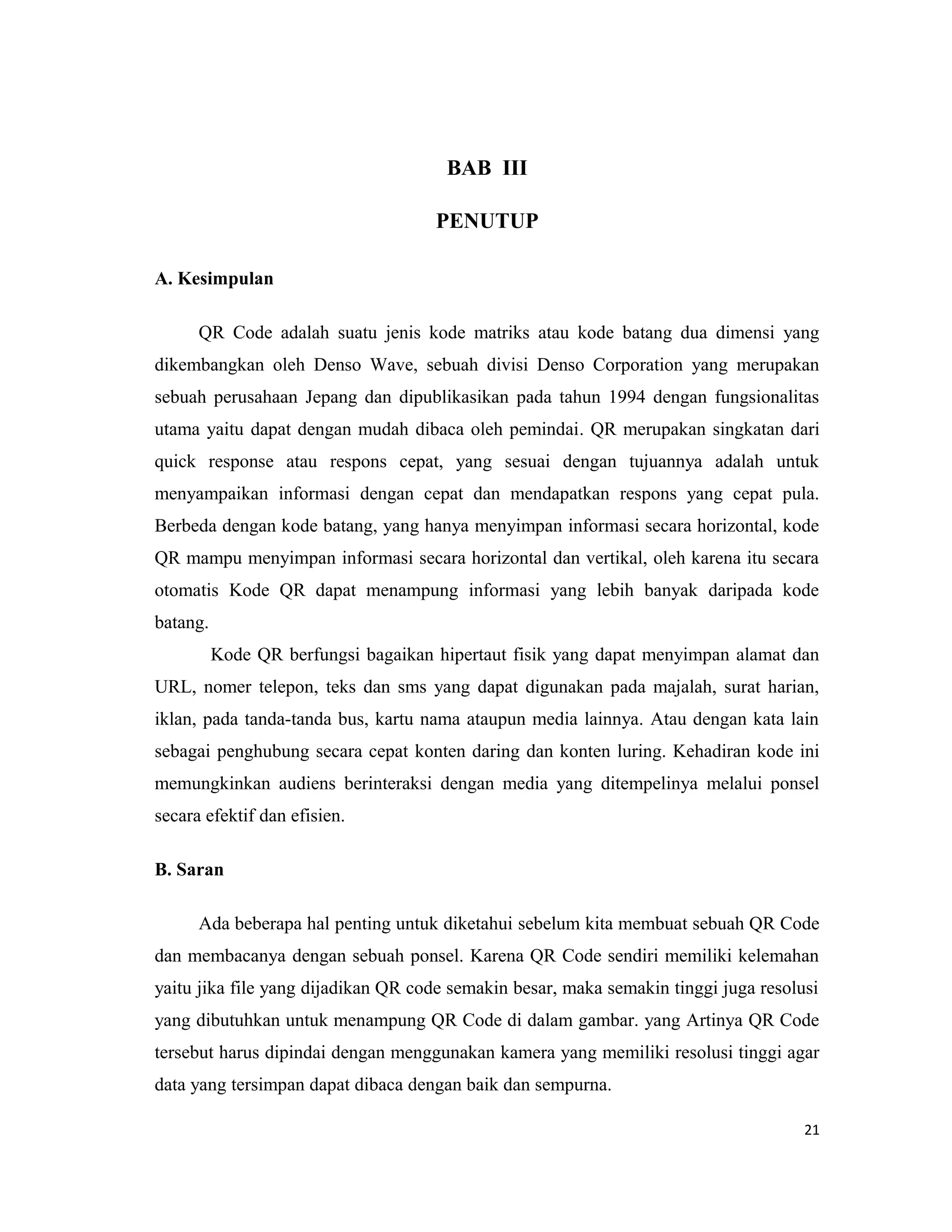 Makalah qr code 2 | DOC