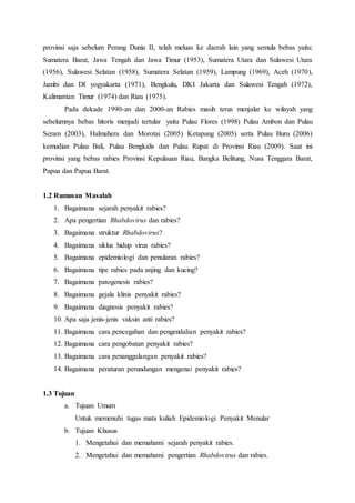 Penyakit Rabies | DOCX