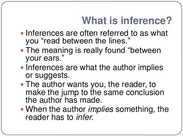 Making Inferences making-inferences