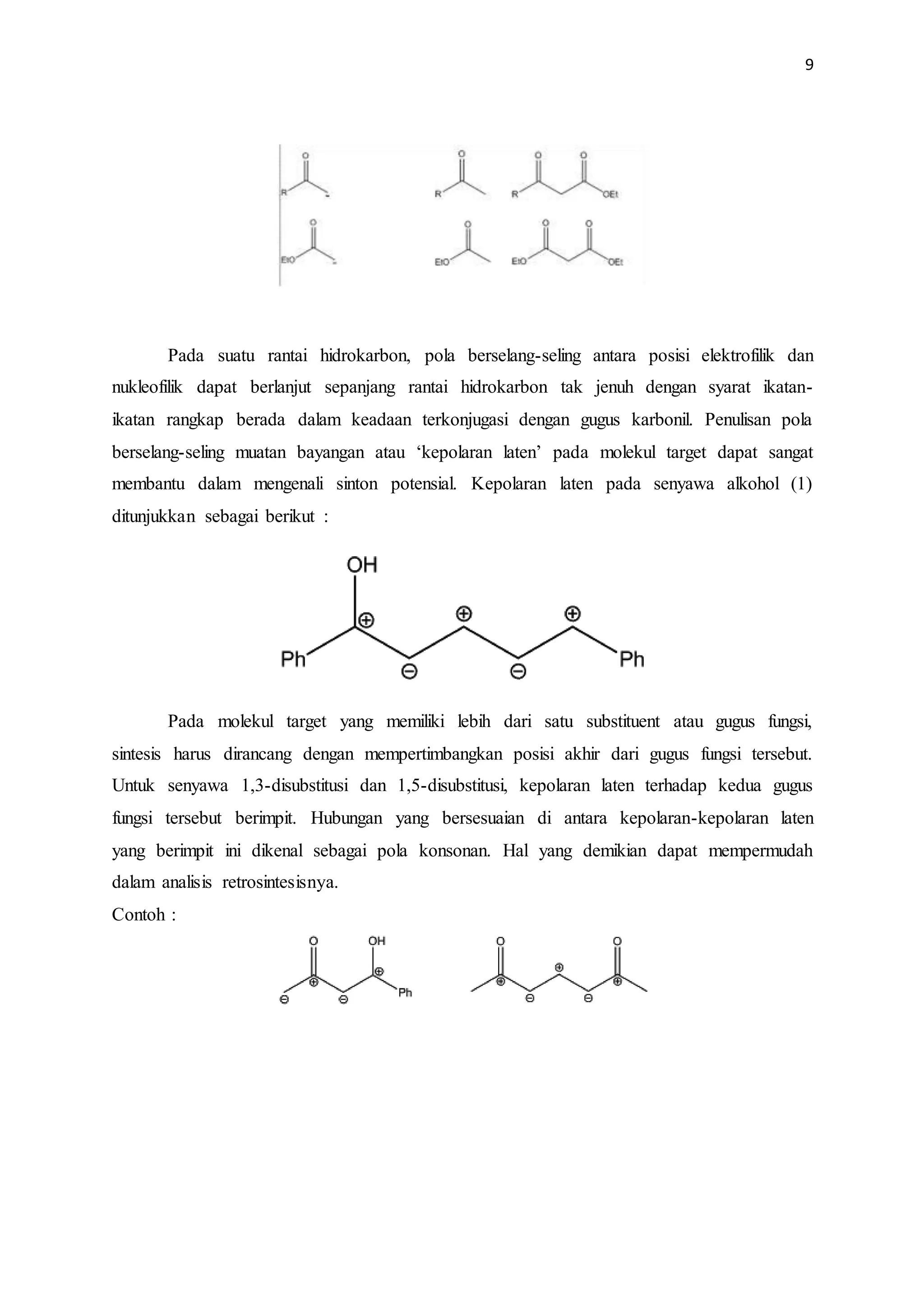 Makalah retrosintesis Kimia Organik 3 | DOCX