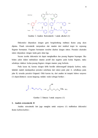 Makalah retrosintesis Kimia Organik 3 | DOCX