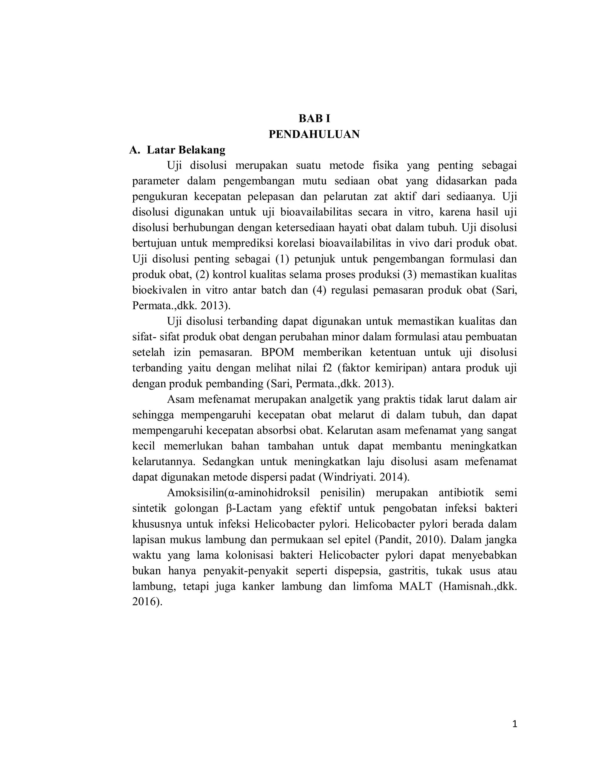 Review Jurnal Sifat Material Pada Obat Asam Mefenamat dan Amoksisilin ...