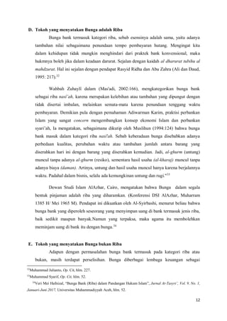 Makalah Riba dan Bunga Bank | PDF