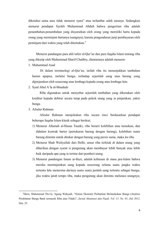 Makalah Riba dan Bunga Bank | PDF