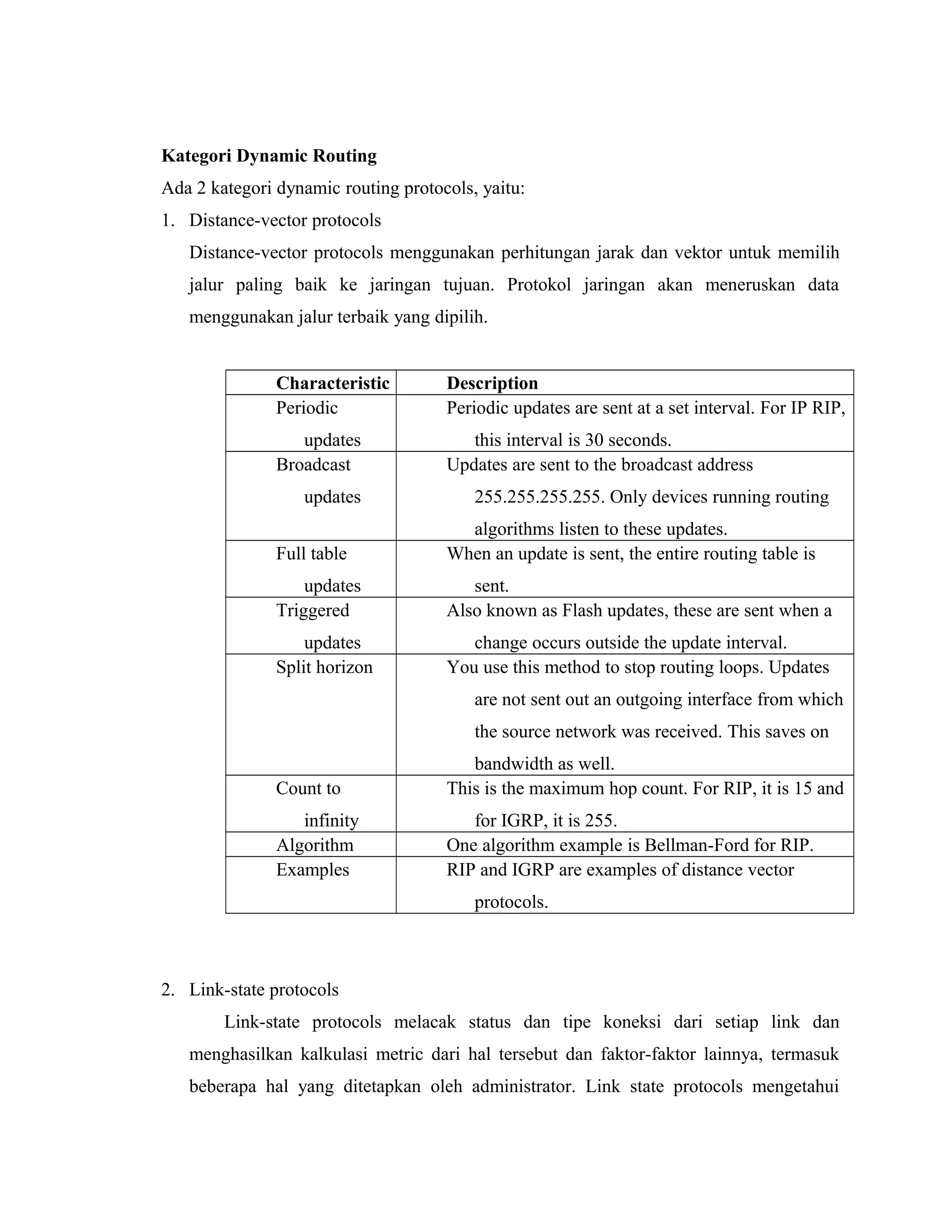 Makalah routing | DOC
