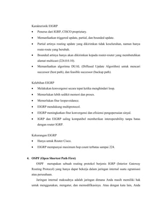 Makalah routing | DOC