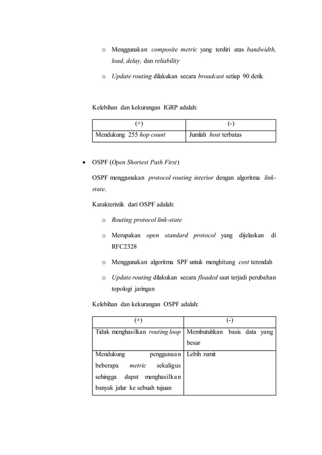 Makalah routing | DOCX