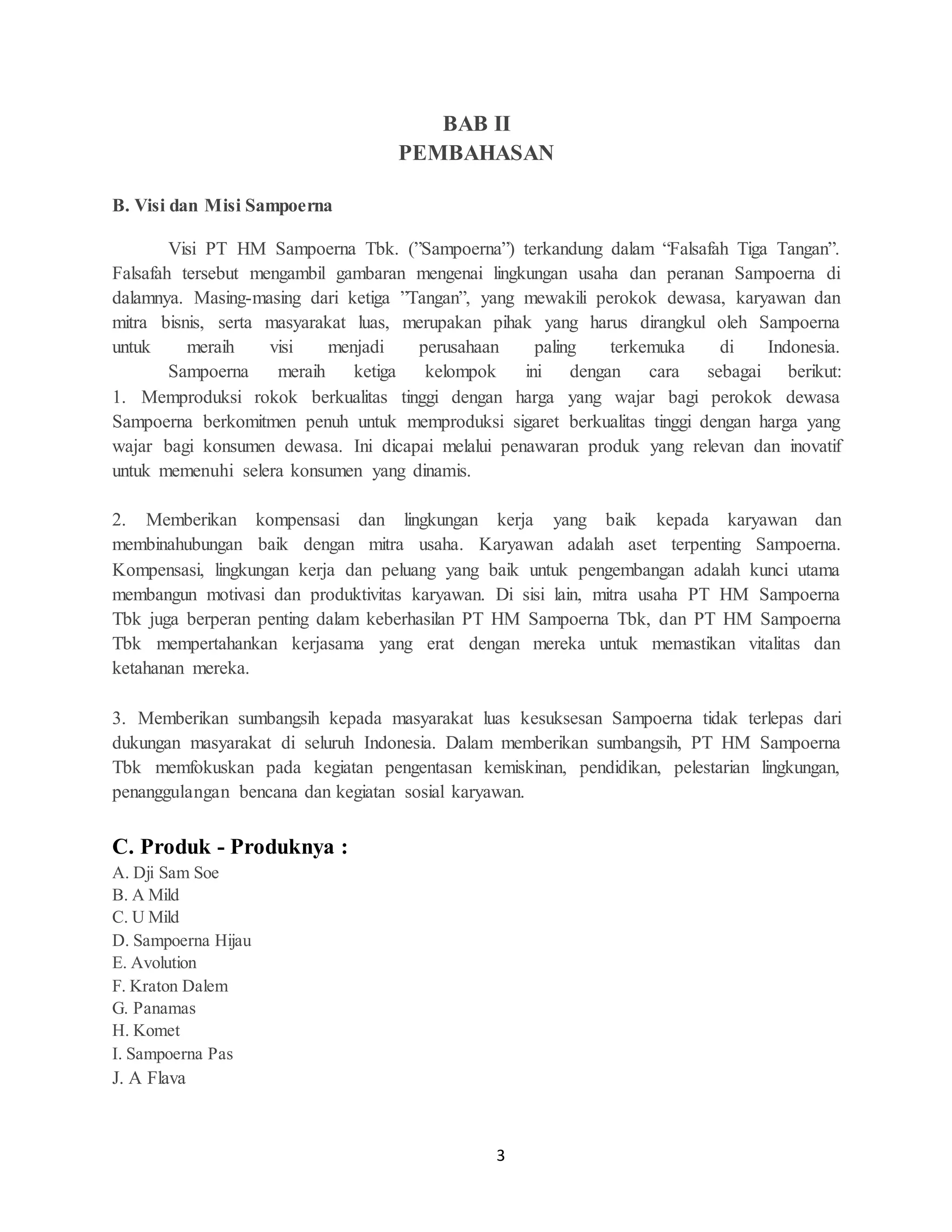 Makalah sampoerna | DOCX