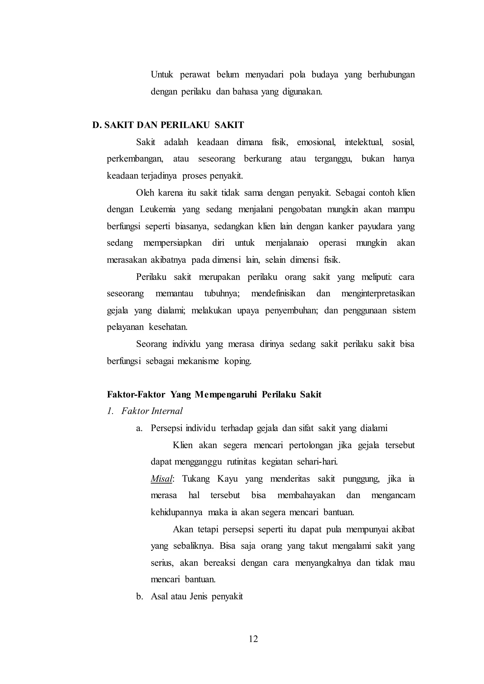 Makalah sehat sakit | DOCX