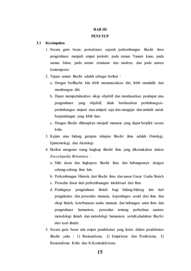 Makalah sejarah dan perkembangan Filsafat Pendidikan | DOCX