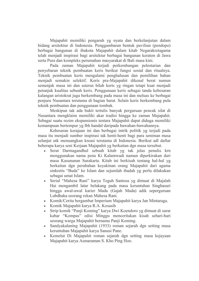 Makalah sejarah kerajaan majapahit (contoh) | DOCX