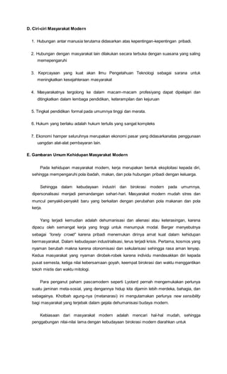 Makalah sejarah masyarakat modern | DOCX