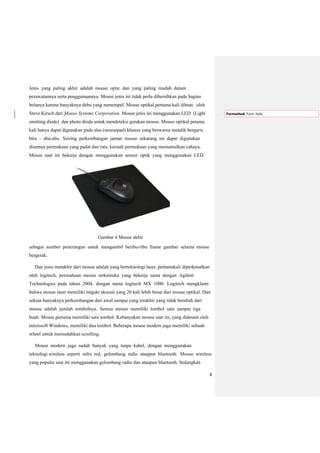 Makalah sejarah palifier Mouse | PDF