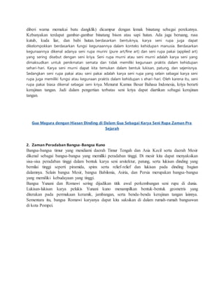 Makalah sejarah perkembangan_seni_rupa_d | PDF