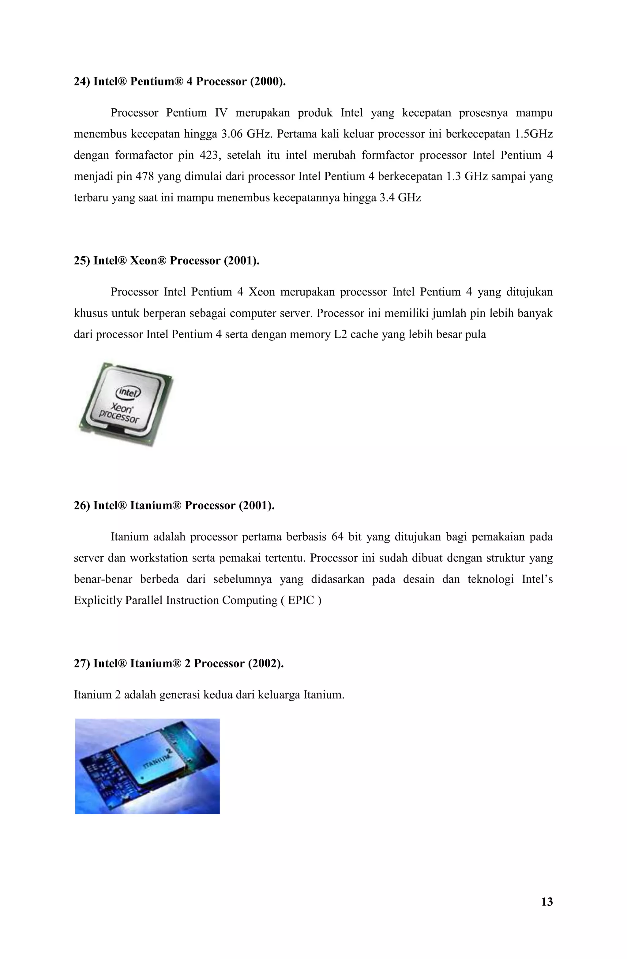 Makalah sejarah prosesor lengkap | DOCX