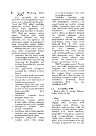 Study Tentang Fungsi (NMS) sebagai Sistem Monitoring Akses Jaringan ...
