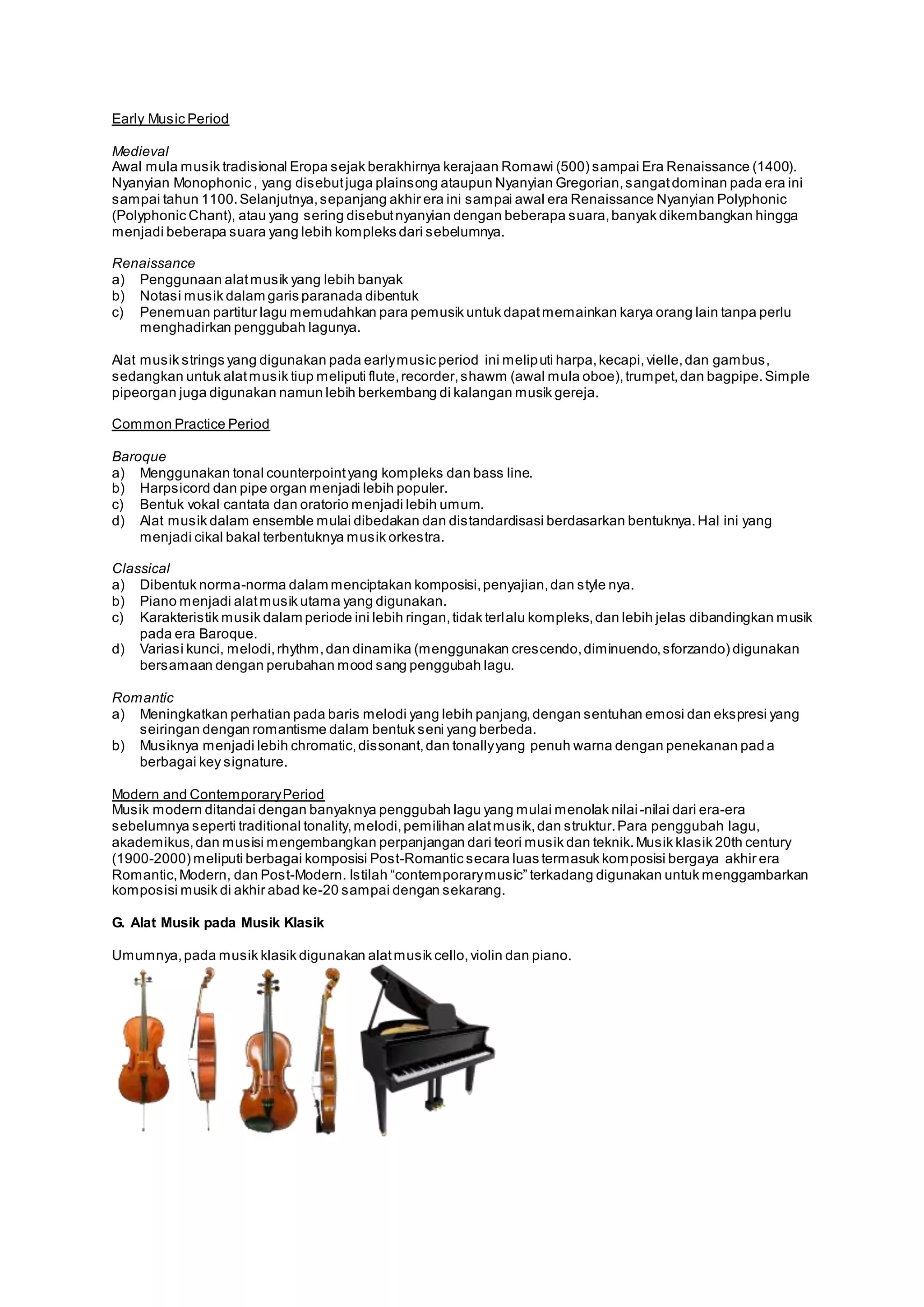 Musik Klasik - Seni Budaya | DOCX