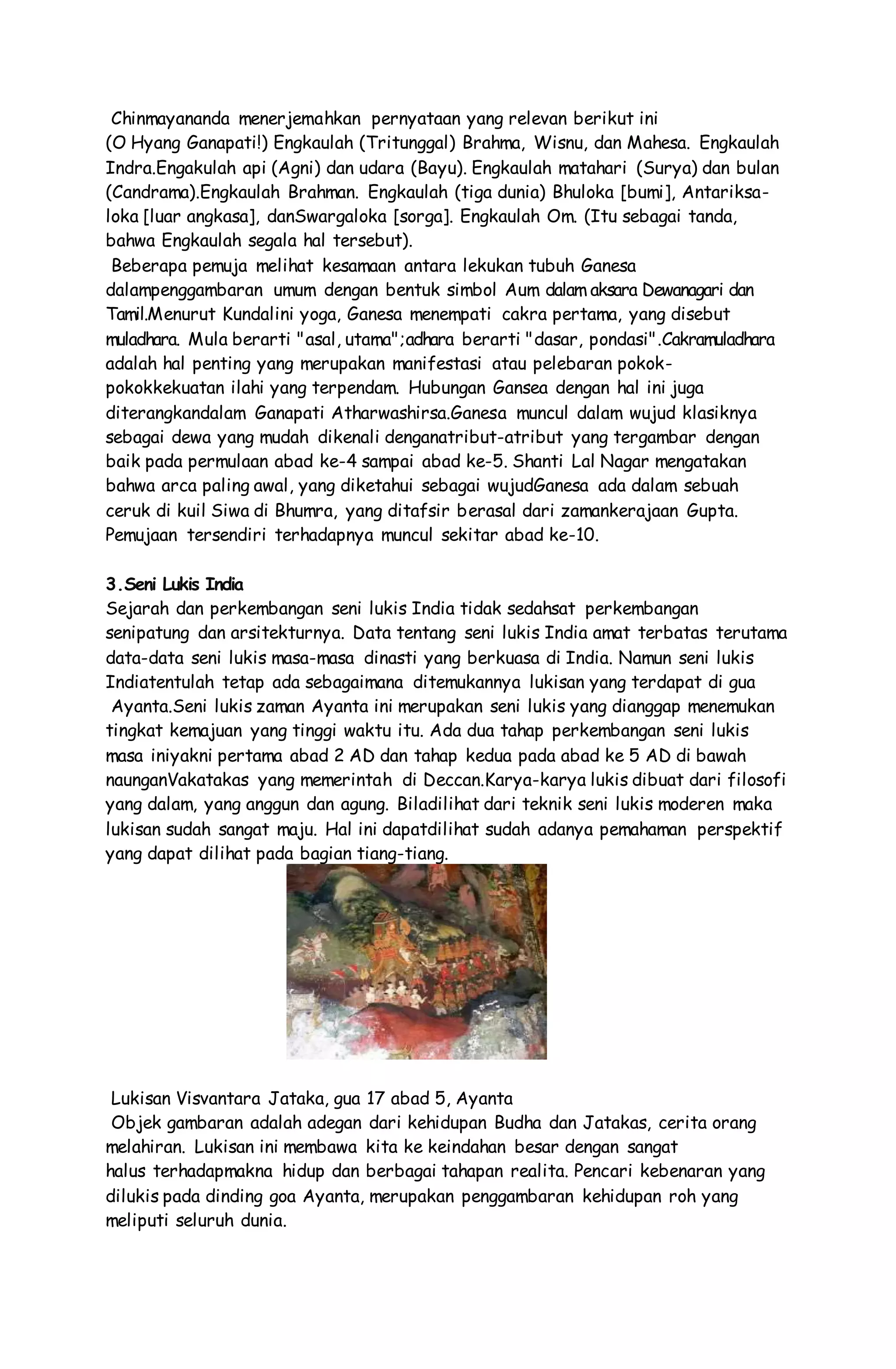 Makalah seni rupa india | DOCX