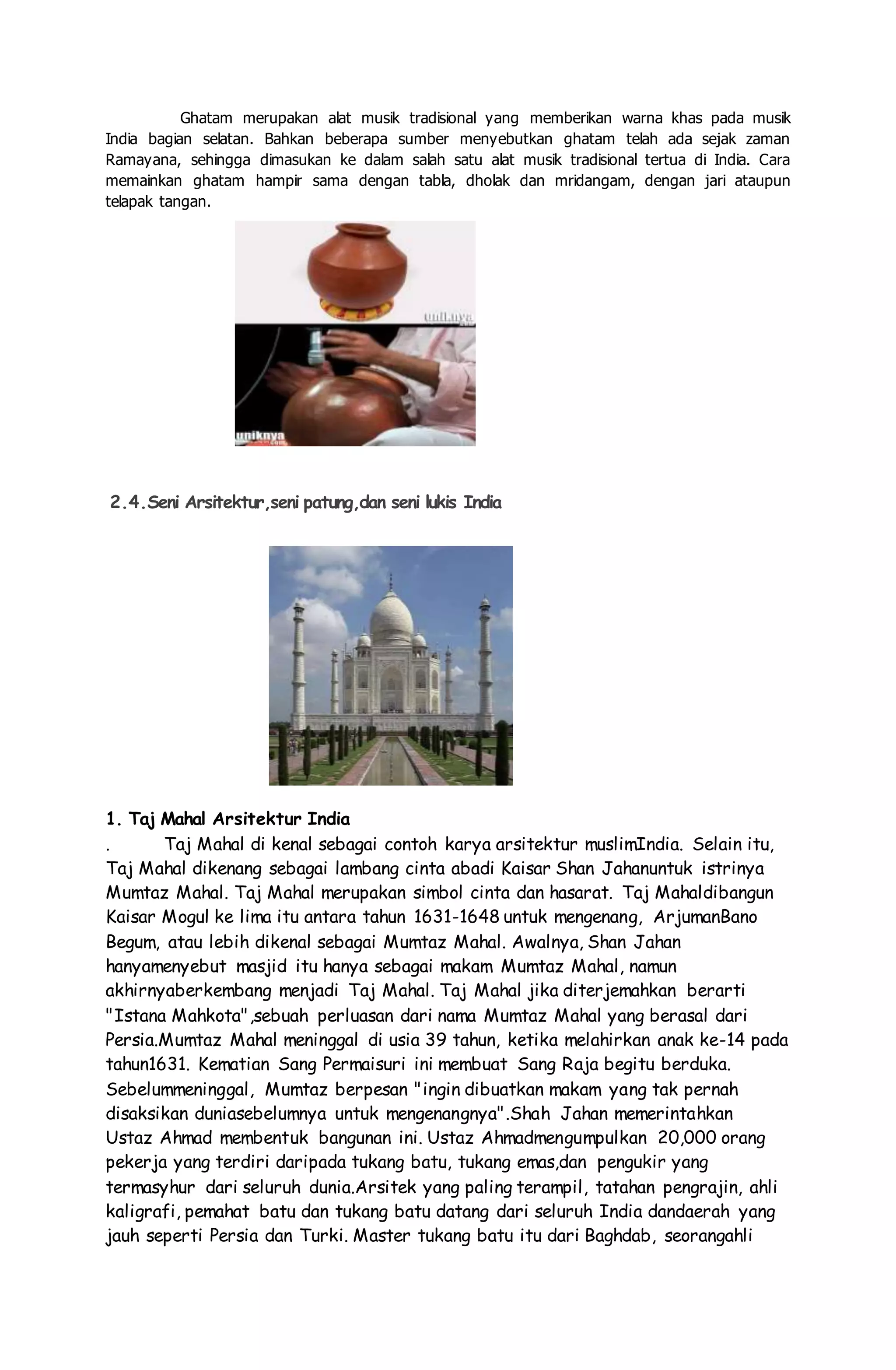 Makalah seni rupa india | DOCX