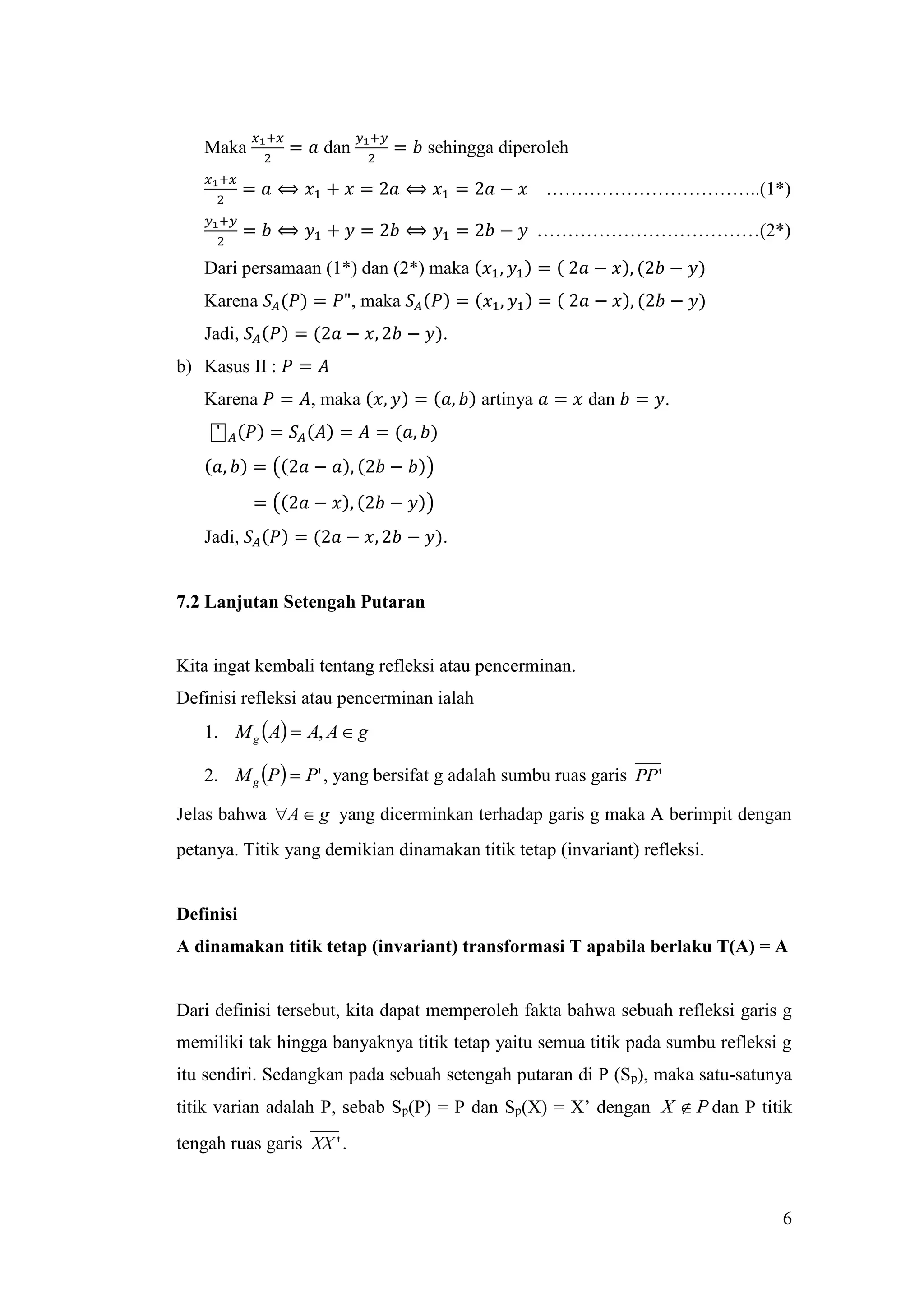 Makalah setengah putaran | PDF