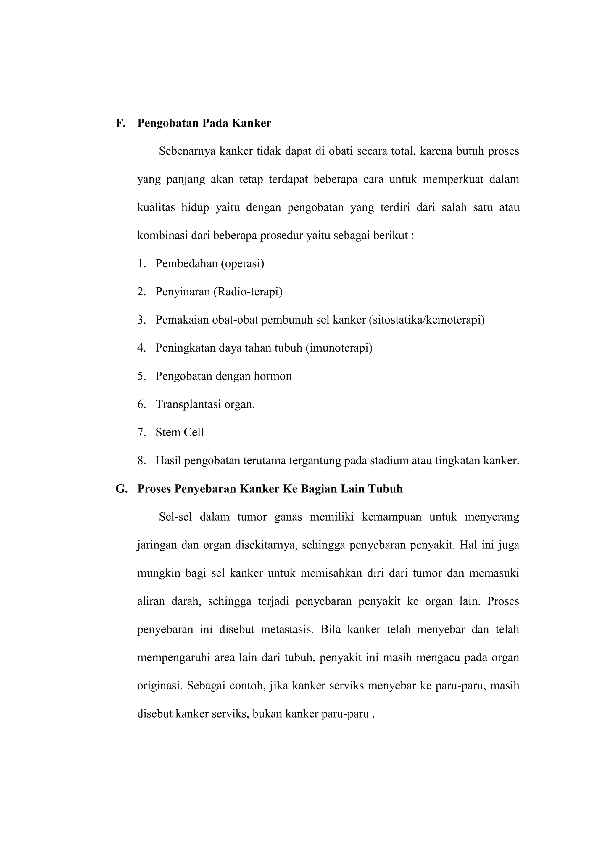 Makalah PDF Kejadian Kanker di Indonesia menurut RISKESDAS 2018 | PDF