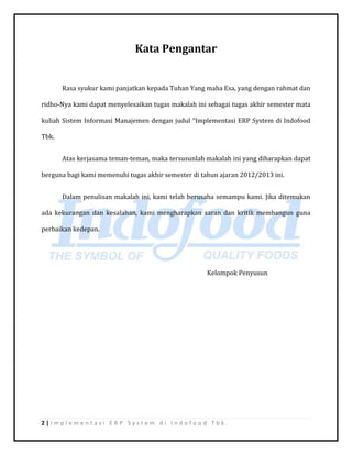 Makalah Implementasi ERP Indofood | DOCX