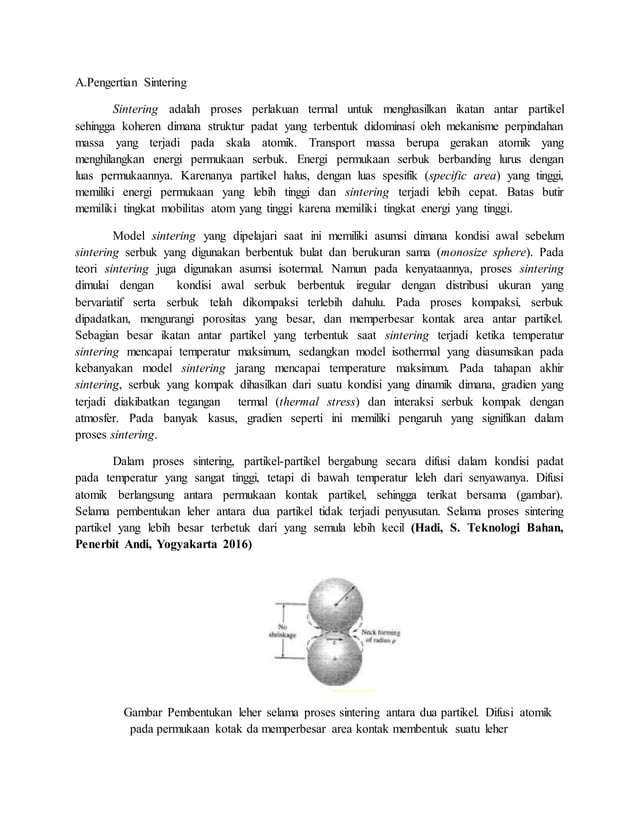 Makalah sintering | PDF