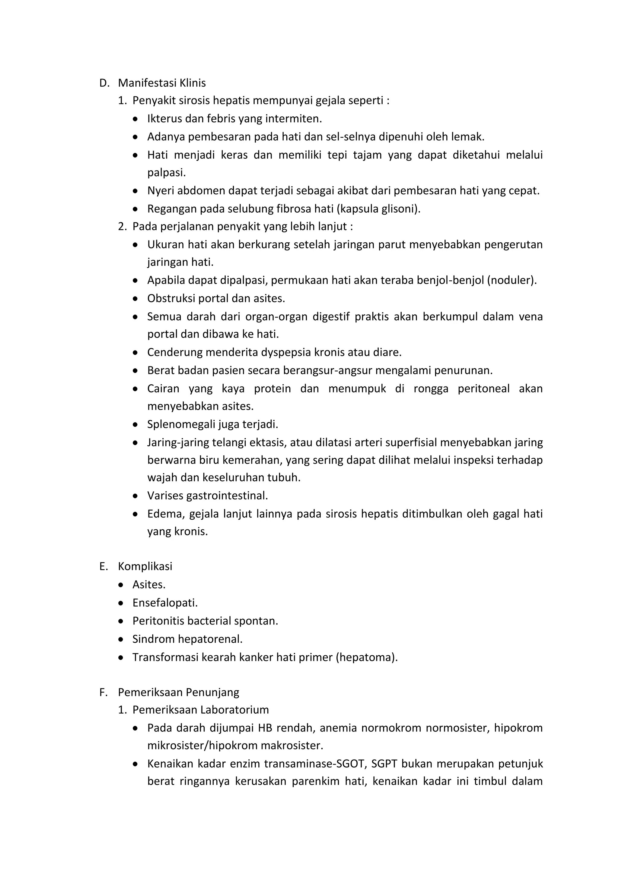 Makalah sirosis hepatis | DOCX
