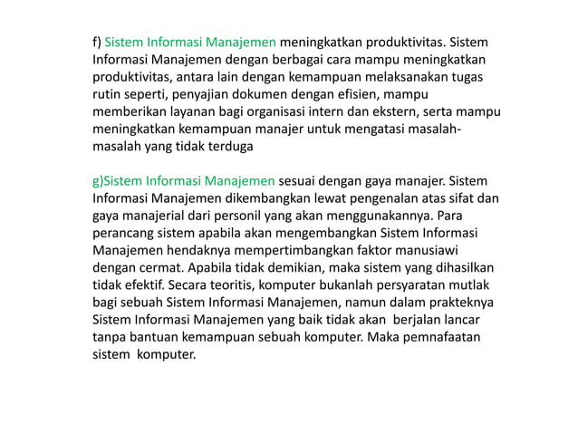 Makalah sistem informasi manajemen | PPT