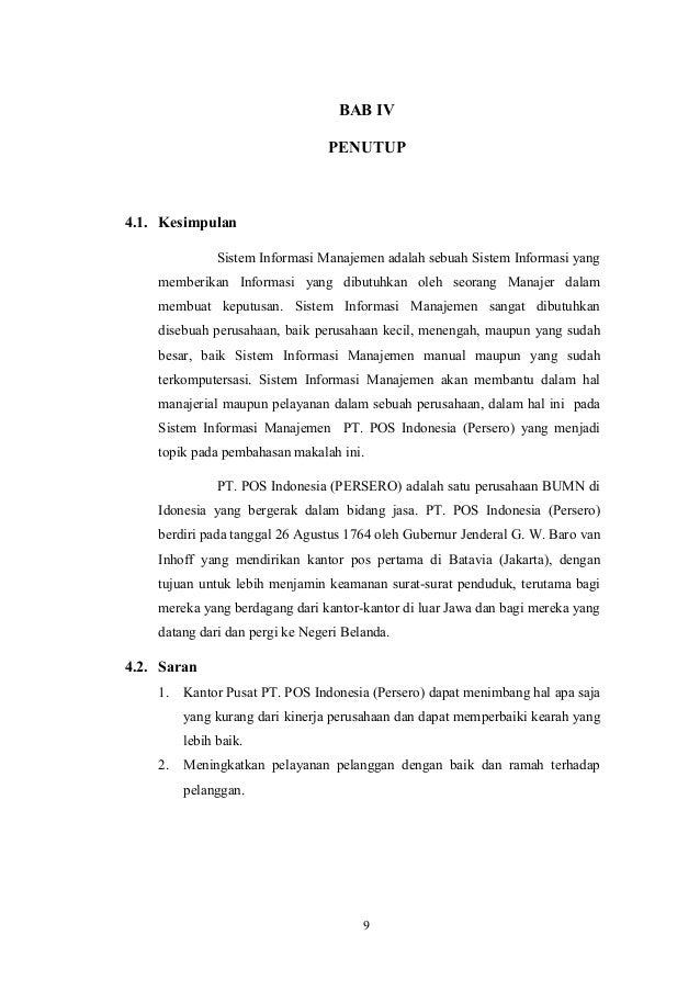 Contoh Kesimpulan Makalah Sistem Informasi | My Skripsi Contoh Kesimpulan Makalah Sistem Informasi | My Skripsi