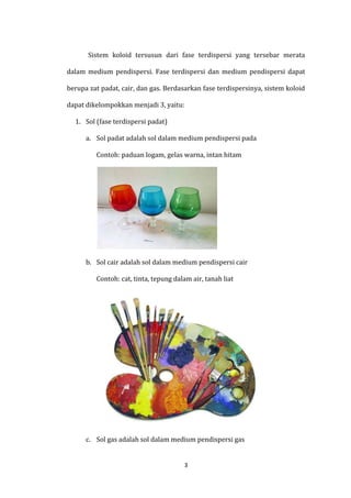 Makalah sistem koloid | PDF