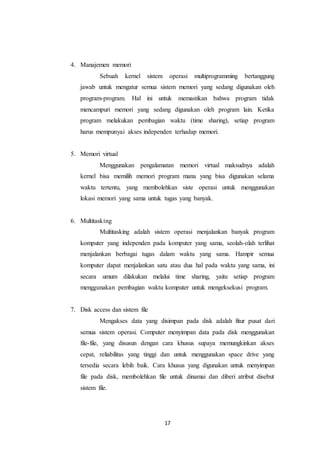 Makalah sistem operasi jaringan | DOCX