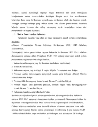 Makalah sistem pemerintahan 2 | DOCX