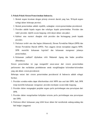 Makalah sistem pemerintahan 2 | DOCX