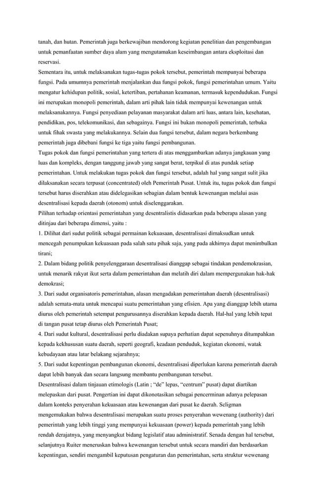 Makalah sistem pemerintahan daerah | DOCX