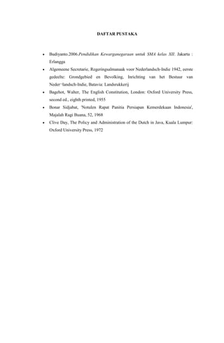 Makalah sistem pemerintahan indonesia BAB | PDF