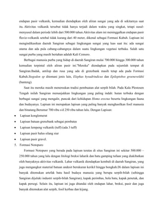 LKTI (Lomba Karya Tulis Ilmiah) Situs Sangiran | DOCX