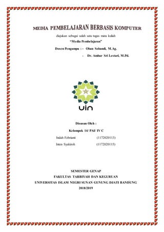 MEDIA PEMBELAJARAN BERBASIS KOMPUTER | PDF