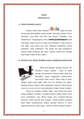 MEDIA PEMBELAJARAN BERBASIS KOMPUTER | PDF