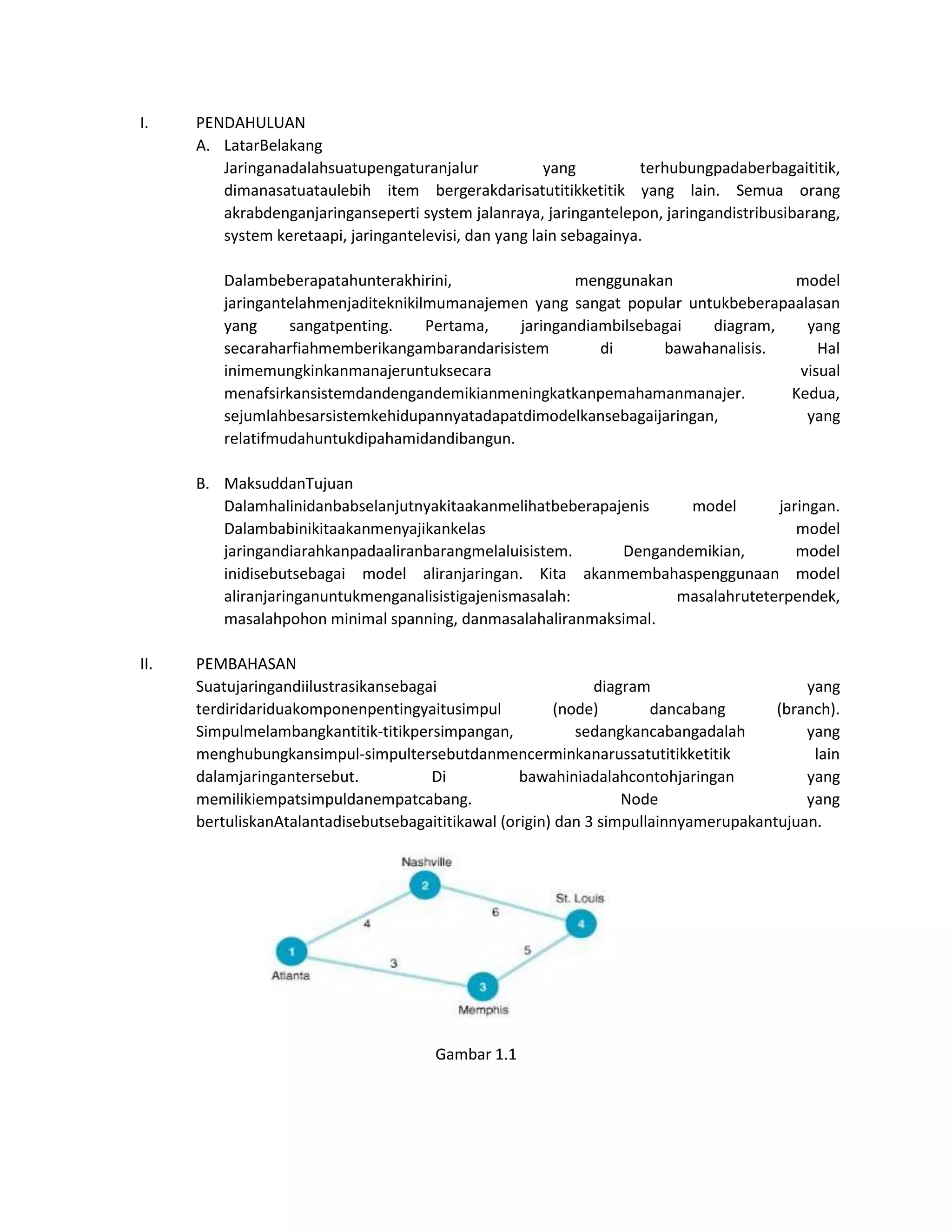 Makalah Network Optimization Models | PDF