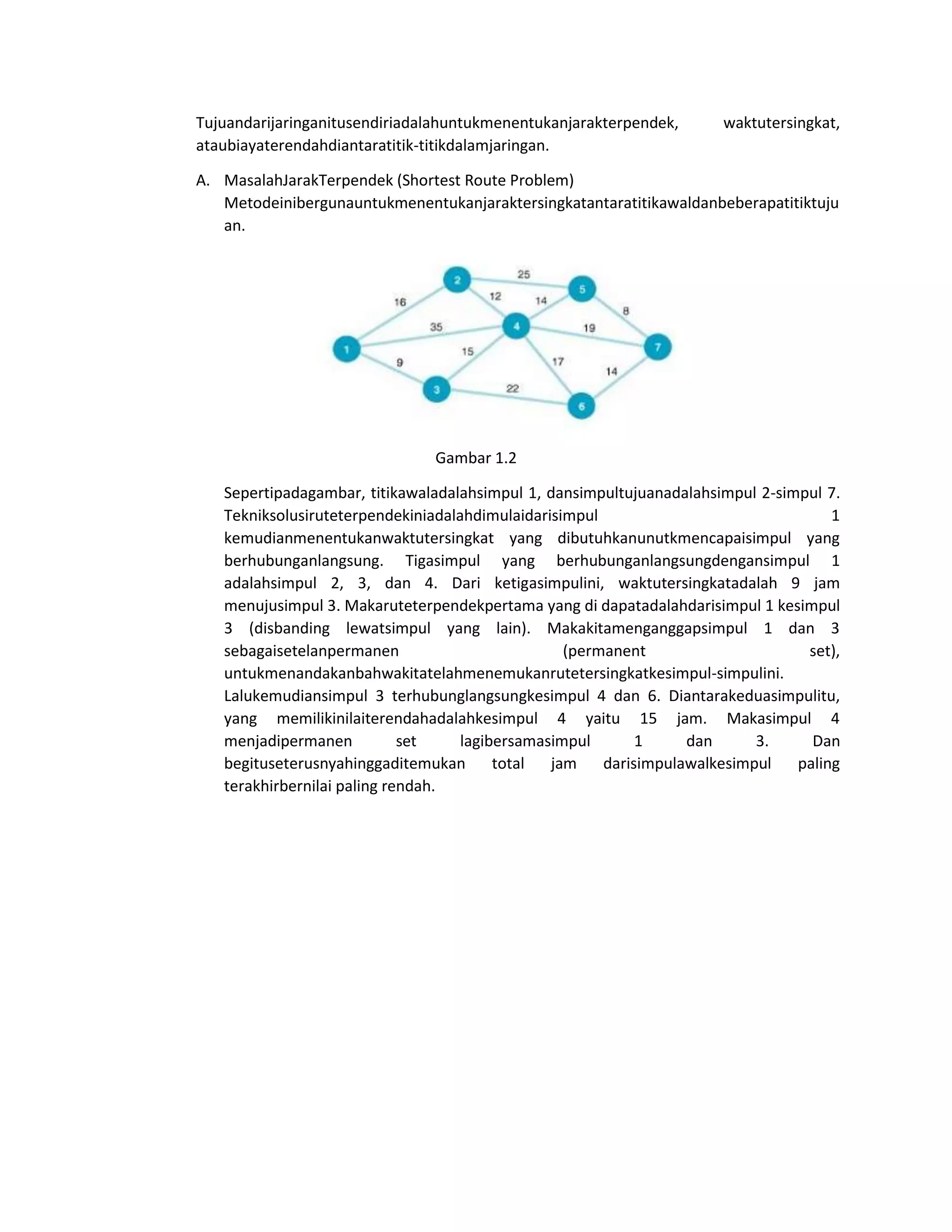 Makalah Network Optimization Models | DOCX