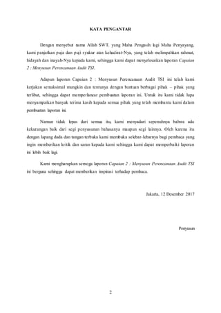 Makalah Capaian 2 : Menyusun Perencanaan Audit TSI | DOCX