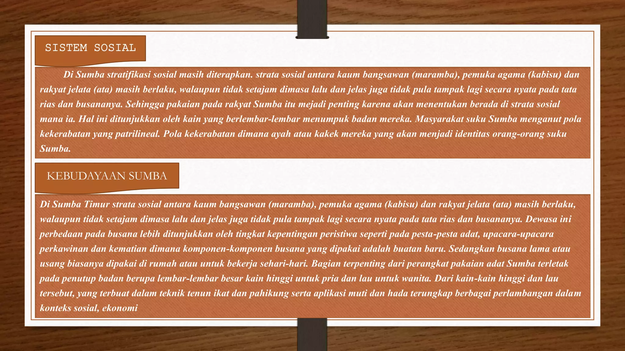 Makalah sosiologi "KEBUDAYAAN NUSA TENGGARA" | PPTX
