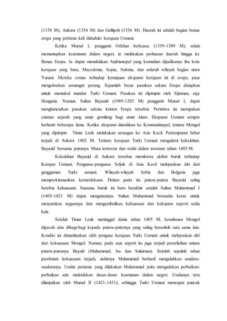 Makalah spi turki usmani | DOCX