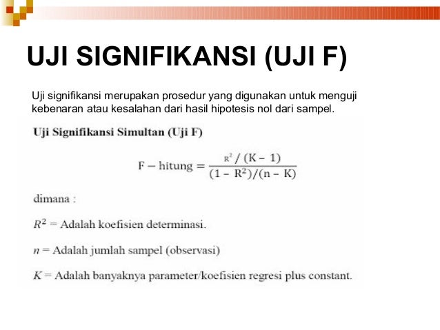 Ide 32+ Rumus Uji Simultan