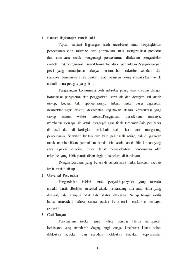 Makalah sterilisasi dan desinfeksi | DOCX