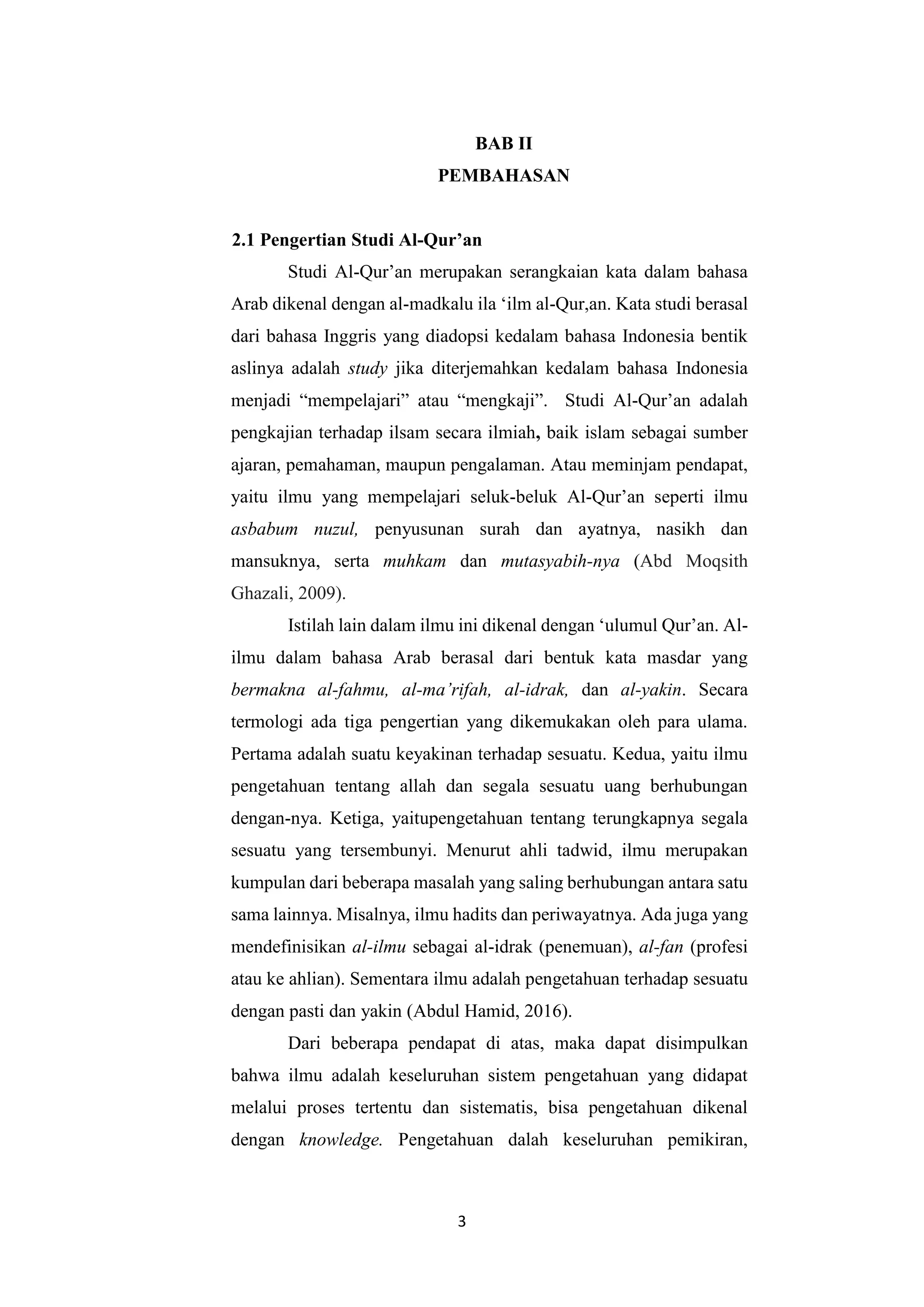 Makalah Studi Al-Qur'an dan Perkembangannya.docx