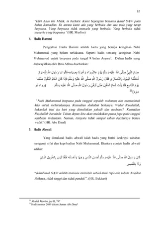 Kajian Seputar Istilah Hadis dan yang Berkaitan dengannya | PDF