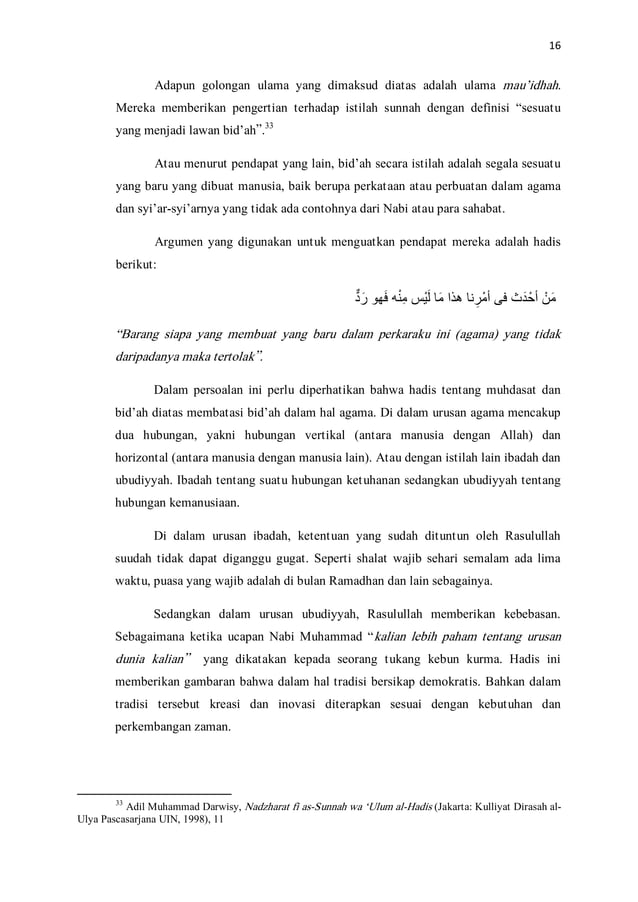 Kajian Seputar Istilah Hadis dan yang Berkaitan dengannya | PDF